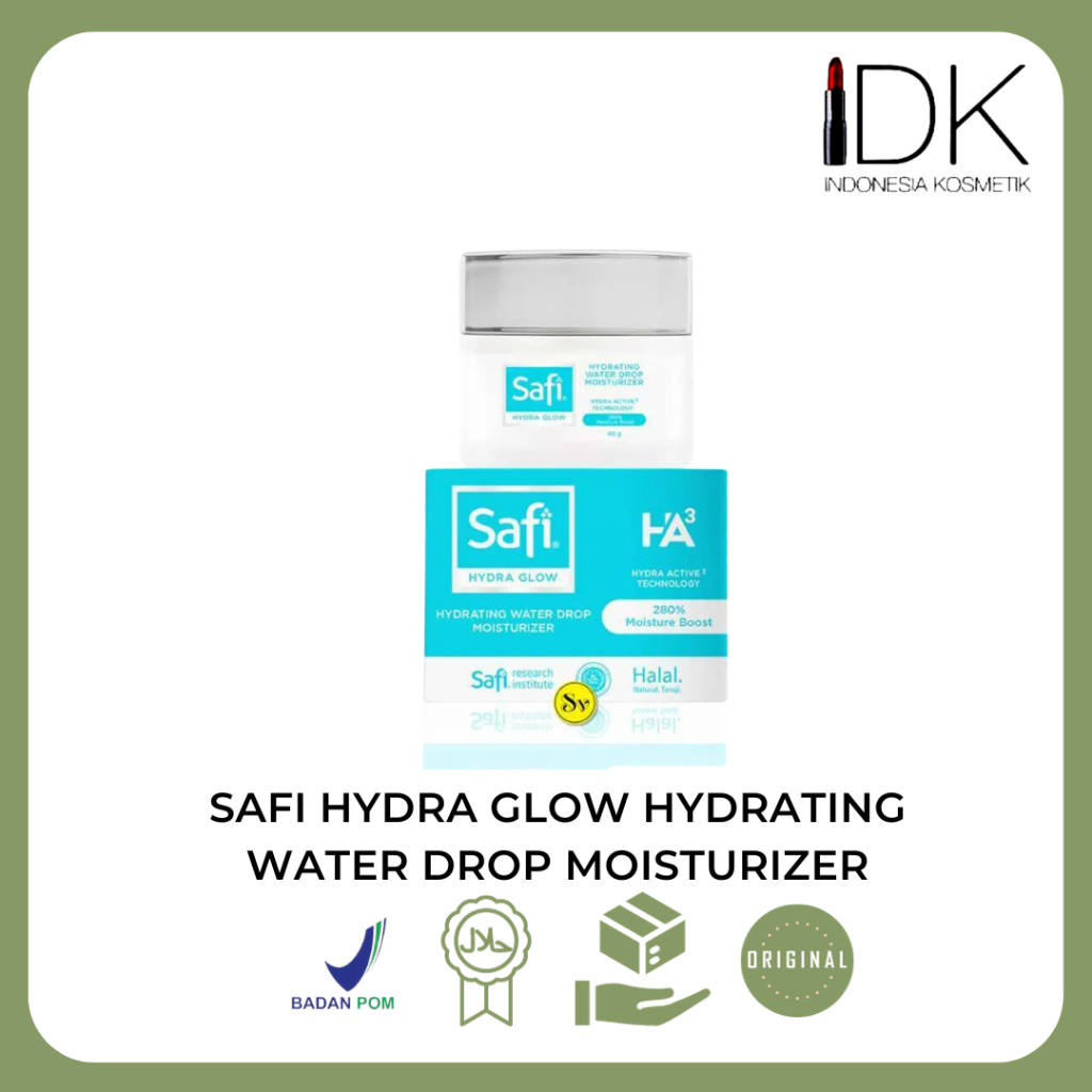 Safi Hydra Glow Hydrating Water Drop Moisturizer 40g | Shopee Malaysia