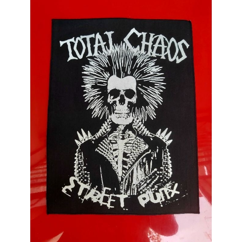 Total CHAOS Screen Printing Backpatch (30X40Cm) | Shopee Malaysia