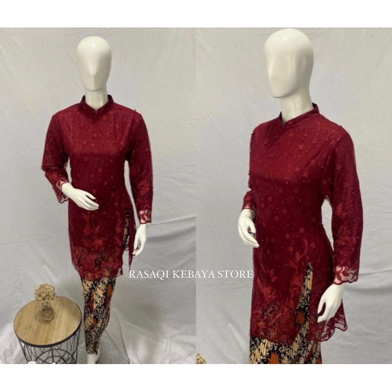 (Pay On The Spot) Best Selling!! Side Split Tunic by rasaqi Kebaya ...