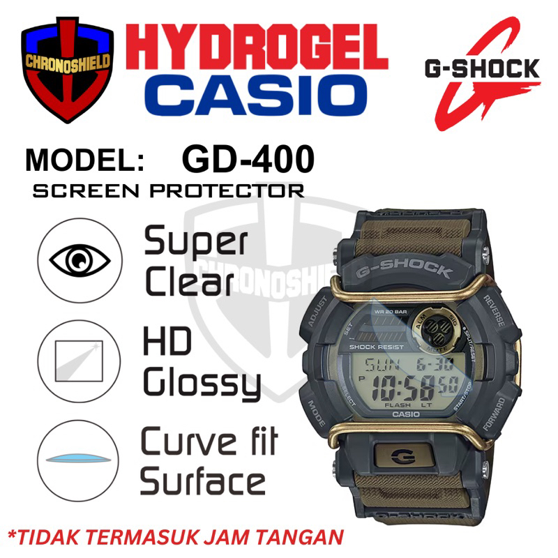 Anti-scratch Casio G-Shock GD400 HYDROGEL Watch | Shopee Malaysia