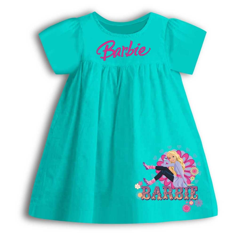 Barbie PREMIUM DTF Girls DRESS | Shopee Malaysia