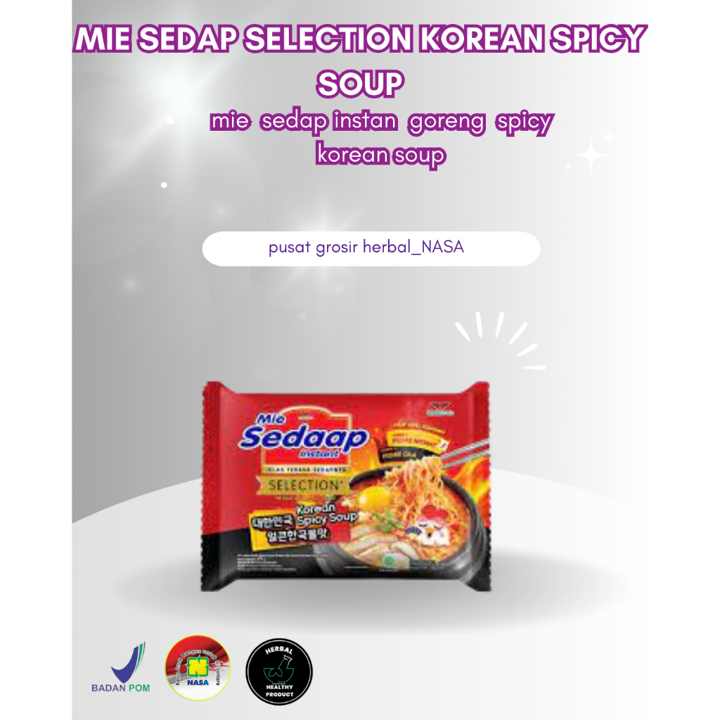 Mie Sedaap Selection Korean Spicy Soup | Shopee Malaysia