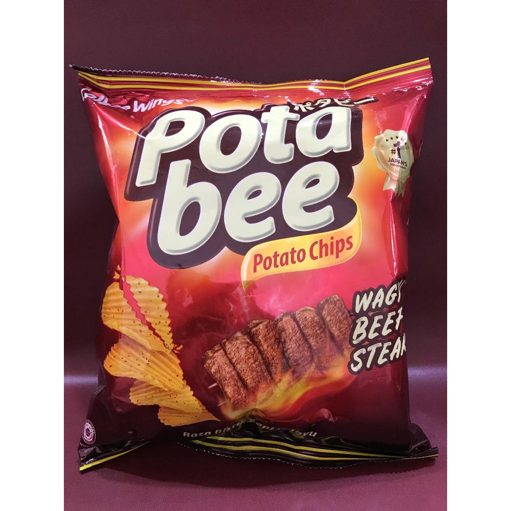 Potabee Potato Chips Wagyu Beef Steak Flavor 68g - Wagyu Beef Flavor ...