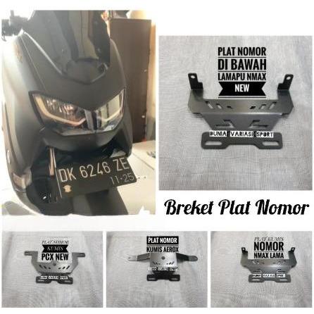 Nmax Number Plate Bracket || Pcx || Aerox || Mustache MODEL Number Plate Bracket | Shopee Malaysia