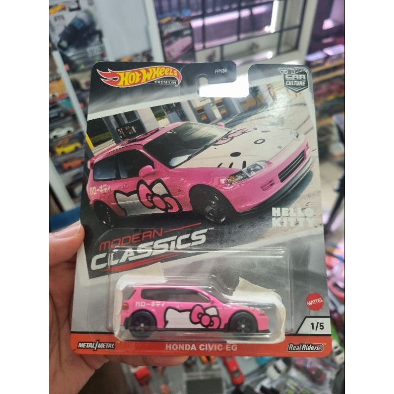 Hot WHEELS PREMIUM HONDA CIVIC EG HELLO KITTY | Shopee Malaysia