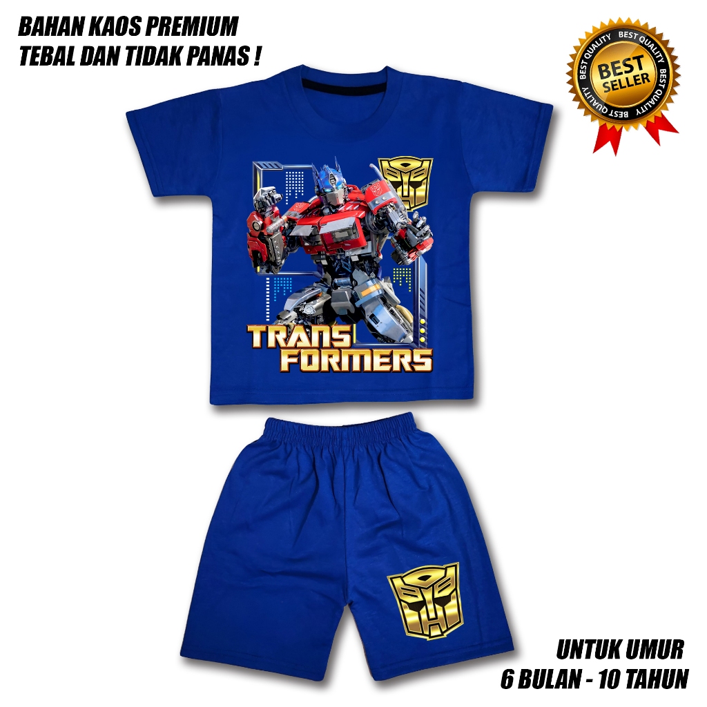 Optimus PRIME TRANSFORMERS BOY'S SET PREMIUM MATERIAL / BOYS' SET AGE 1 ...