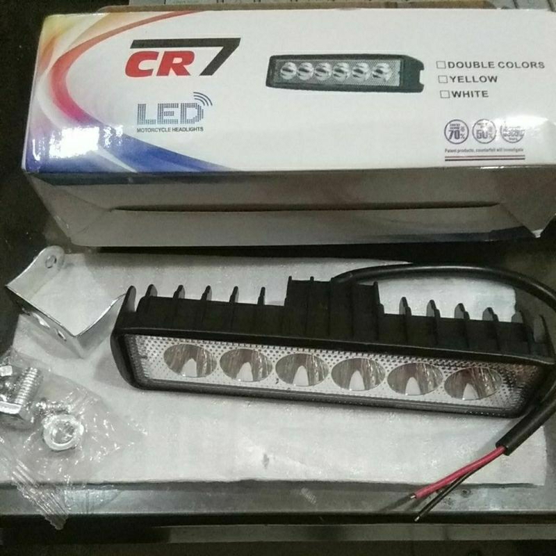 Cr7 led Spotlight, universal 6-led Spotlight All Car Motorcycles ...