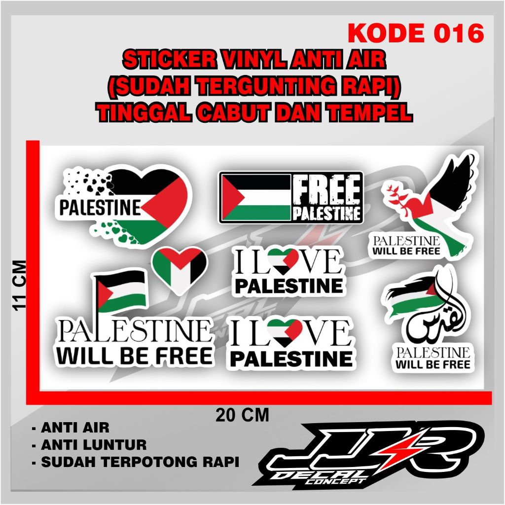 Free Palestine Palestine Palestine Palestine pack Stickers Are Neatly ...