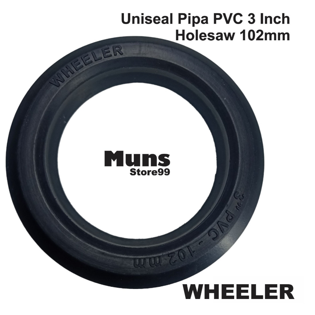 Uniseal Rubber PVC Pipe 3 Inch Aquaponic and Hydroponic WHEELER Systems ...