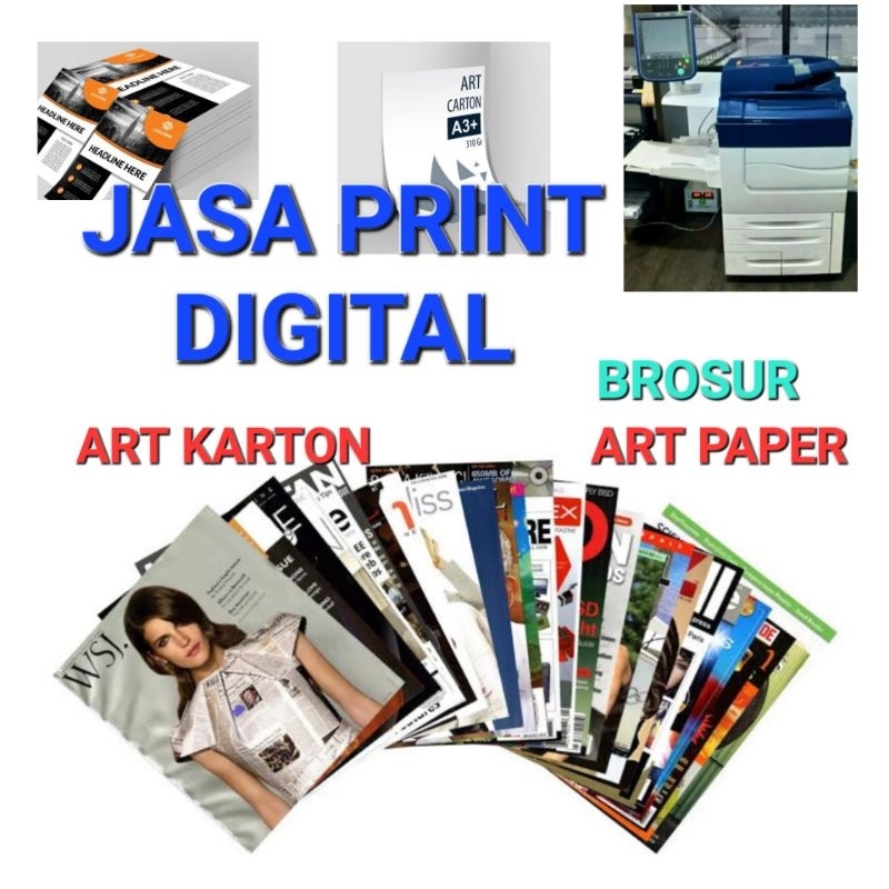 Art PAPER Color A4 LASER Printing Services, Brochures, Magazine Book ...