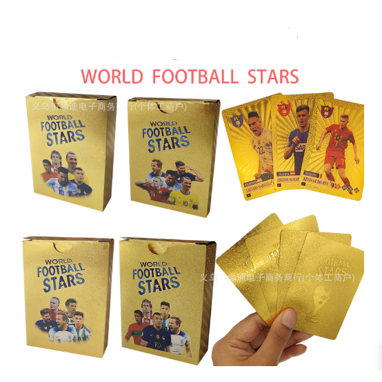 Football Star CARD Football Player Fan Cards 54 Sheets Of Today's World ...