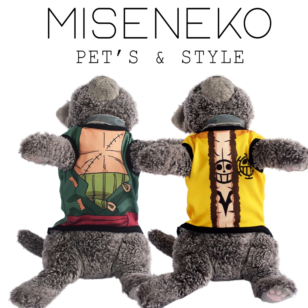 One piece anime cute cat dog rabbit monkey clothes | Shopee Malaysia