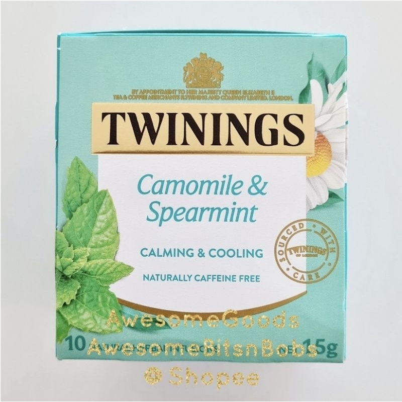 Twinings Camomile And Spearmint 10 Tea Bags Shopee Malaysia