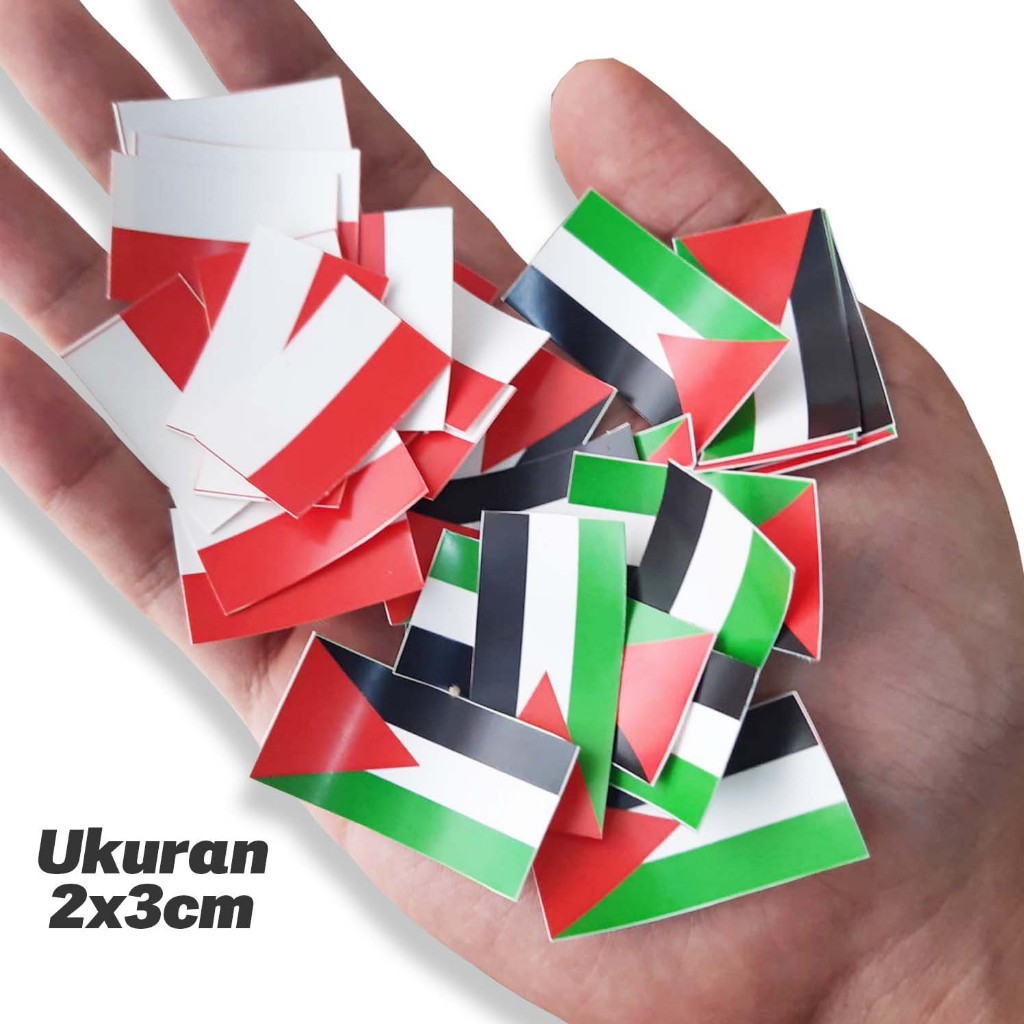 MERAH MINIMAL PUTIH Red And White Palestinian And Indonesian Cheek ...
