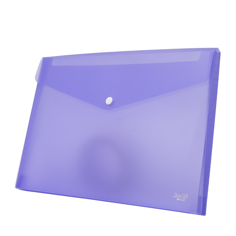Bantex Poly Wallet Case A4 2 Divider Lilac | Shopee Malaysia