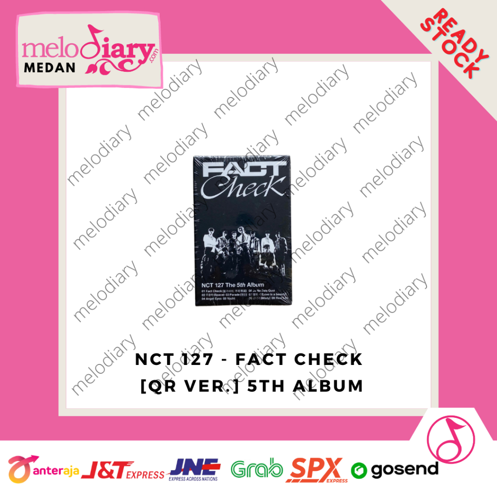 Nct 127 - Fact Check [QR Ver.] 5th Album (Smart Album) | Shopee Malaysia