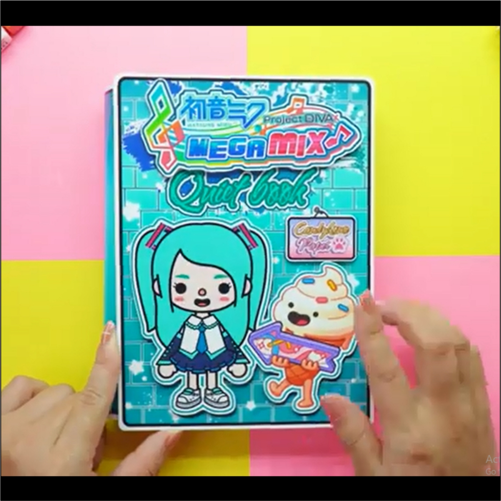 Toca Boca Educational toys (Already Compiled) Candy Home Quiet Book 104 ...