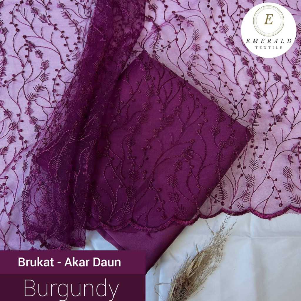 Half A METER OF Premium French Tile Brukat Fabric Kebaya Material with ...