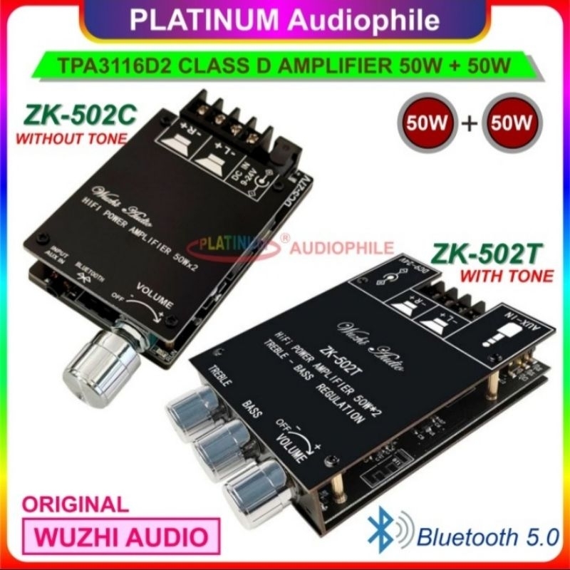Tpa3116 Amplifier Class D Bluetooth 5.0 Hifi Stereo Amplifier 2X 50W ...