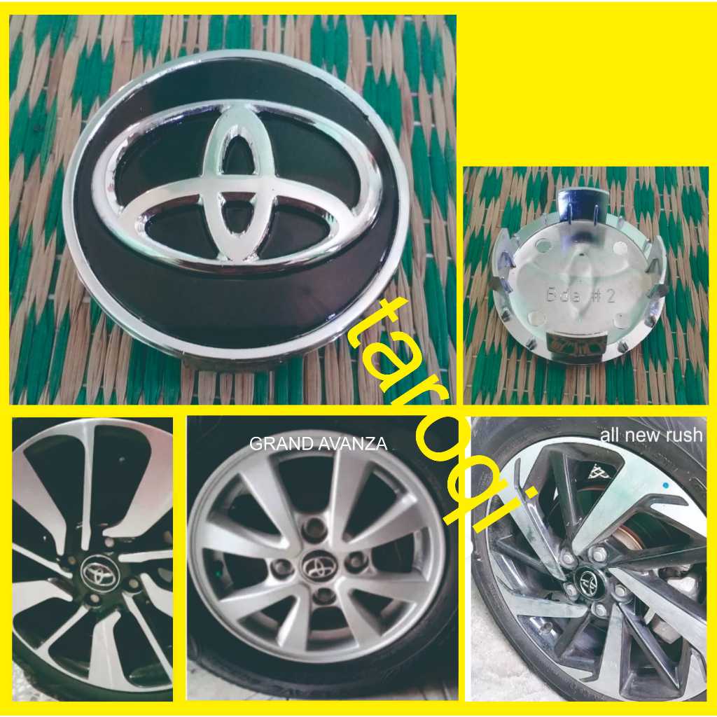 Center hubcaps for toyota rush ultimo, grand new avanza, venturer rims ...