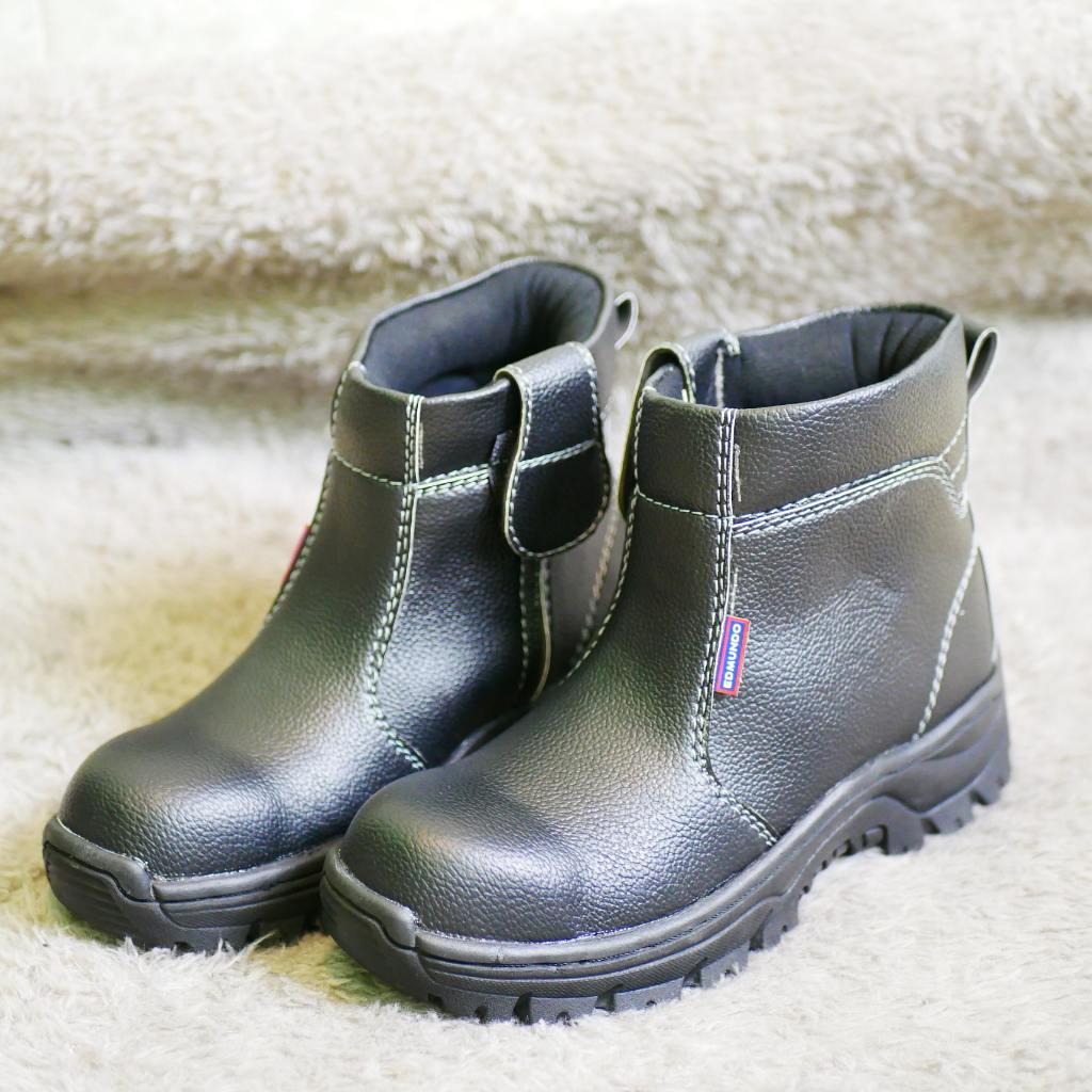 Men's safety shoes zipper Type Iron Toe Boots/safety shoes Project ...