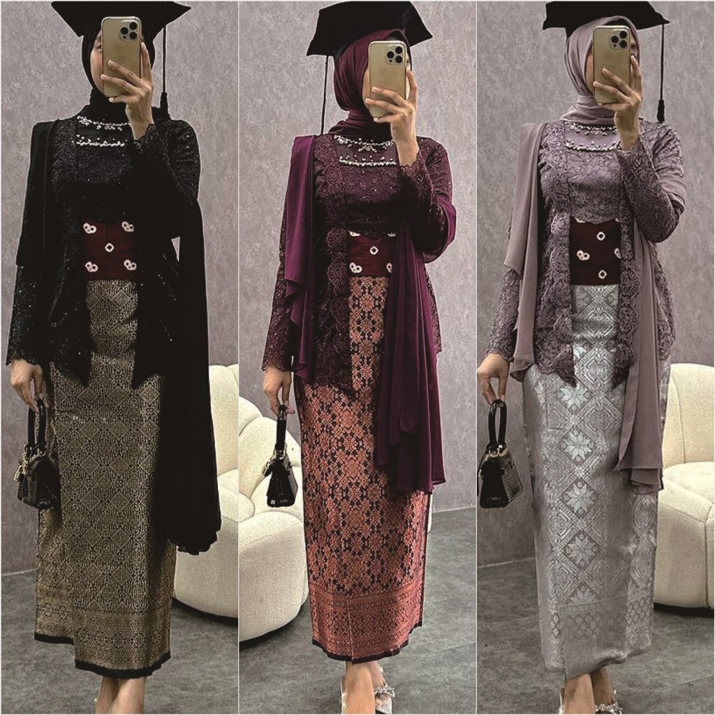 Kebaya Skirt Songket Tille MAHARANI Modern Application Kebaya ...