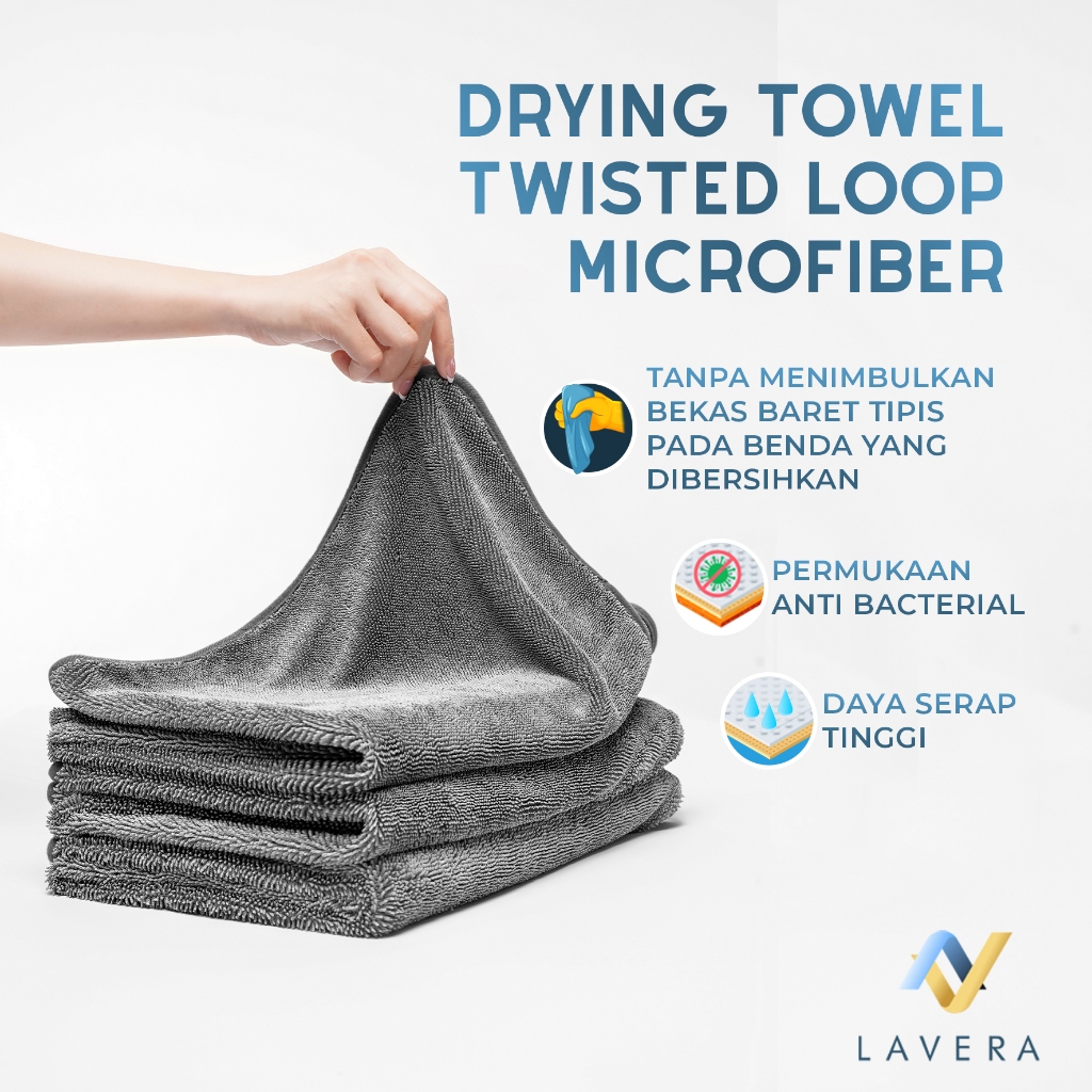 Drying Towel Twisted Loop Top Spec Quality Wipe Car Wash Dryer Water ...