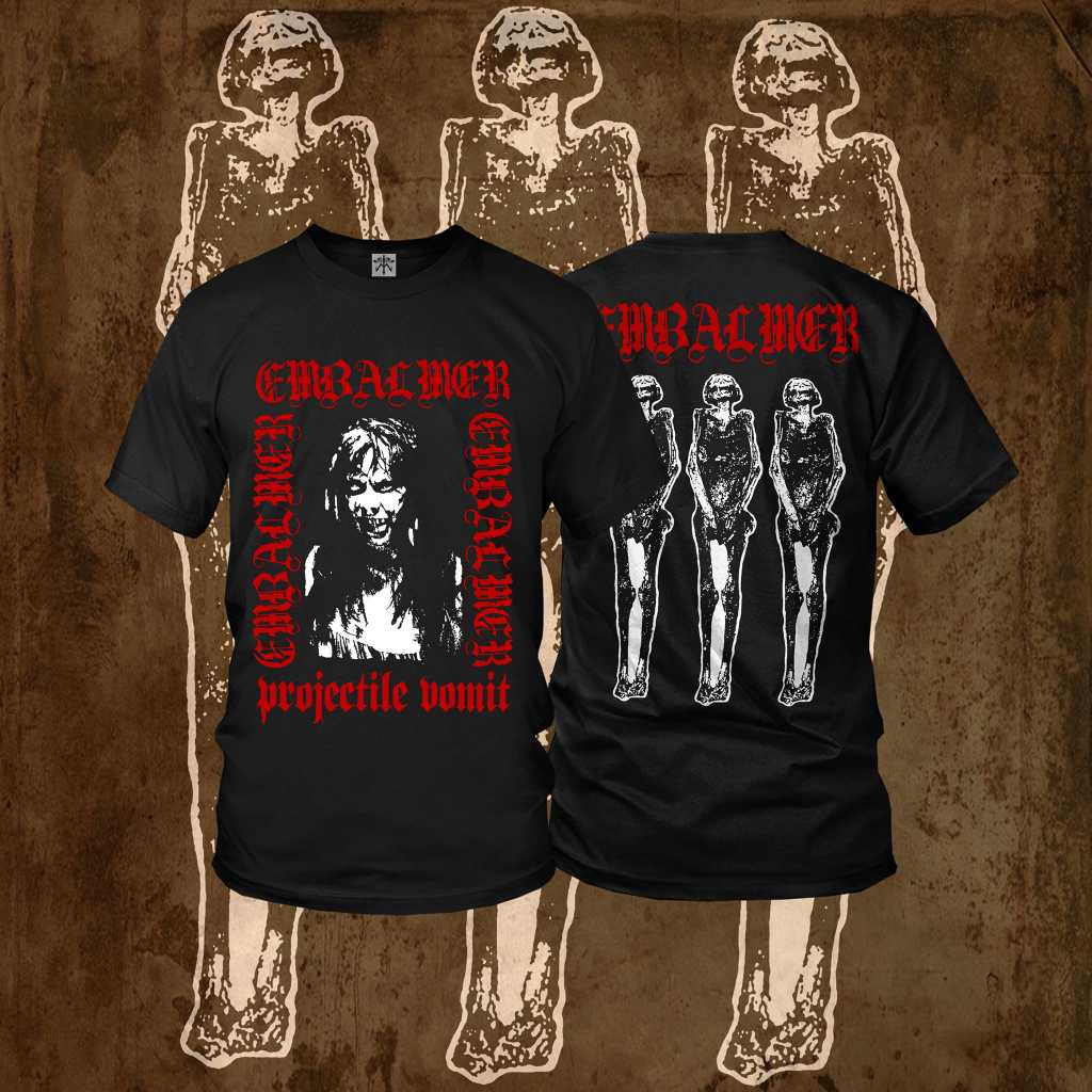Original EMBALMER TSHIRT - VOMIT PROJECTILE | Shopee Malaysia