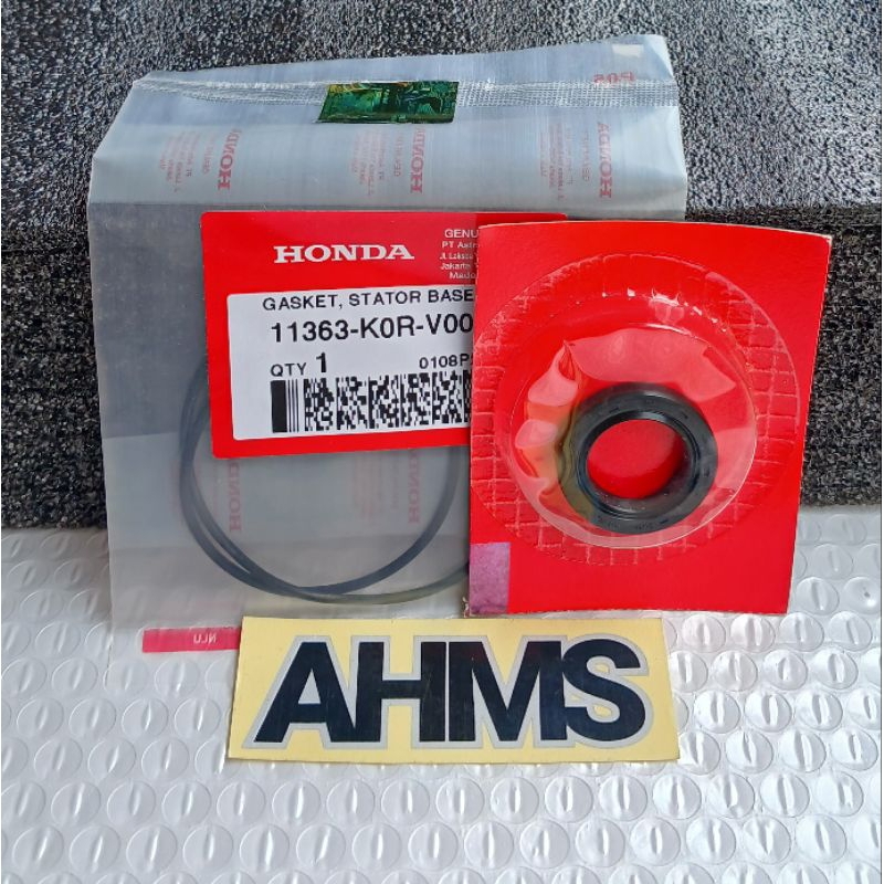 Seal Sil Magnet Oring Gasket Stator Base Crutch Axle Right PCX 160 K1Z Vario 160 Original AHM ...