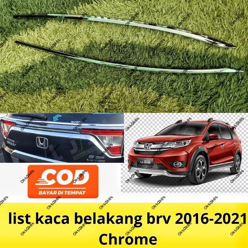 List of rear windows for Honda BRV 2016 2018 2020 2021 Chrome | Shopee ...