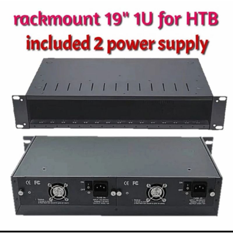 Htb TRANSCEIVER FIBER OPTIC Rack 14 Slots 2 POWER | Shopee Malaysia