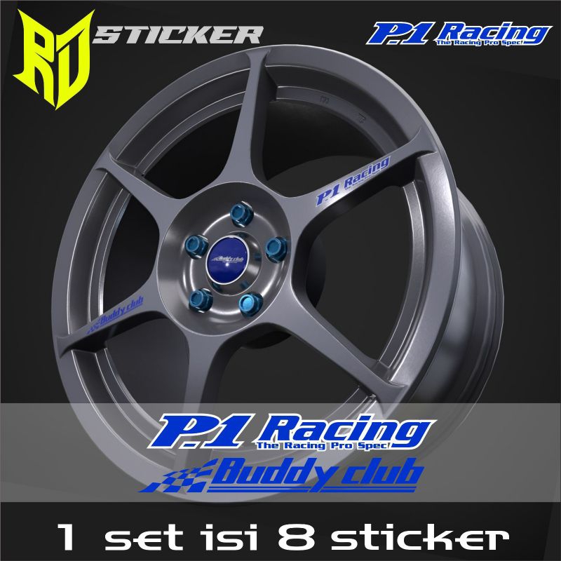 P1 racing rim sticker | Shopee Malaysia
