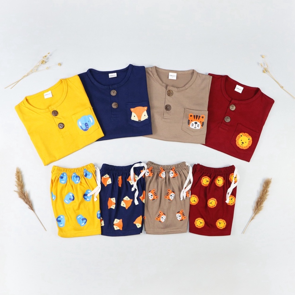 [Q16] Owlet - Boys Suits/Boys Sets/Kids playset/kiano Sets 1-5 Yrs ...