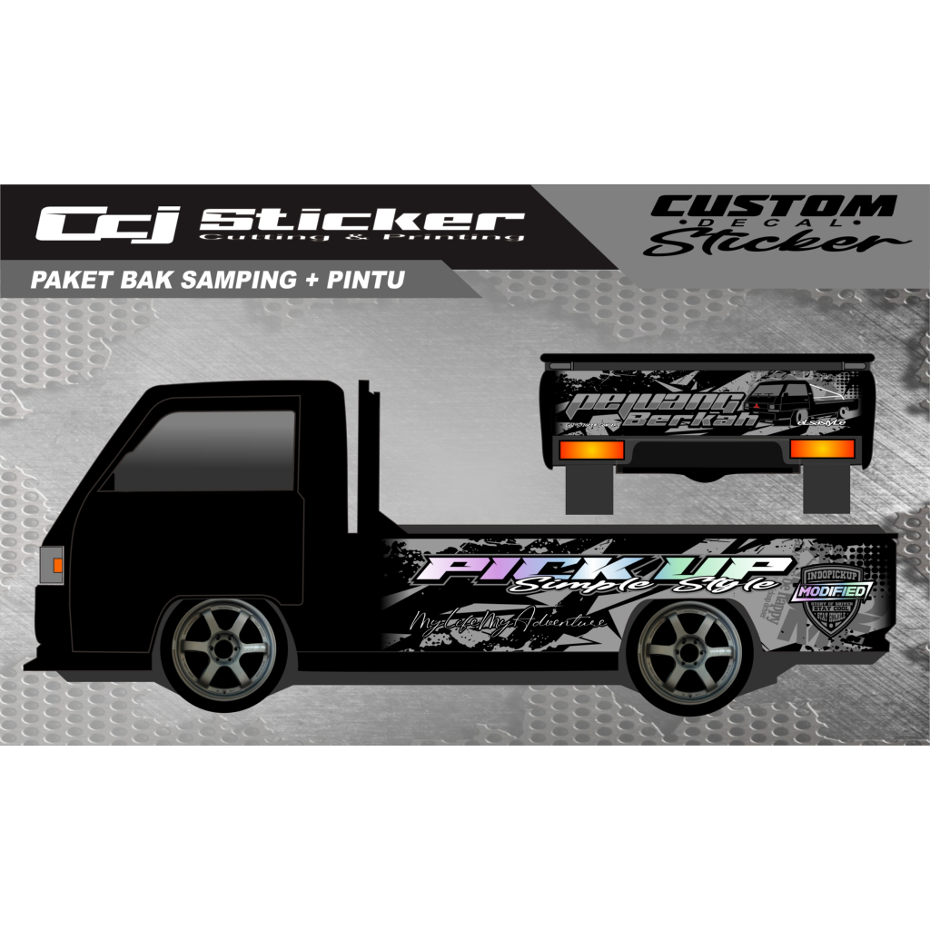 Sticker decal set Side Tub+Door L300, Granmax, Traga, New Carry Tayo ...