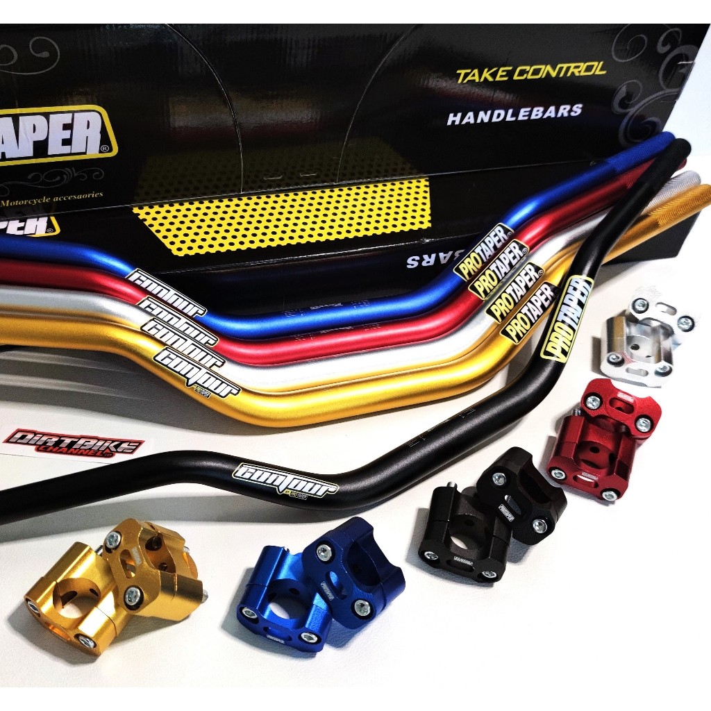 HANDLEBAR FATBAR PROTAPER CONTOUR HIGH NOT LOW + RAISER Custom Trail ...