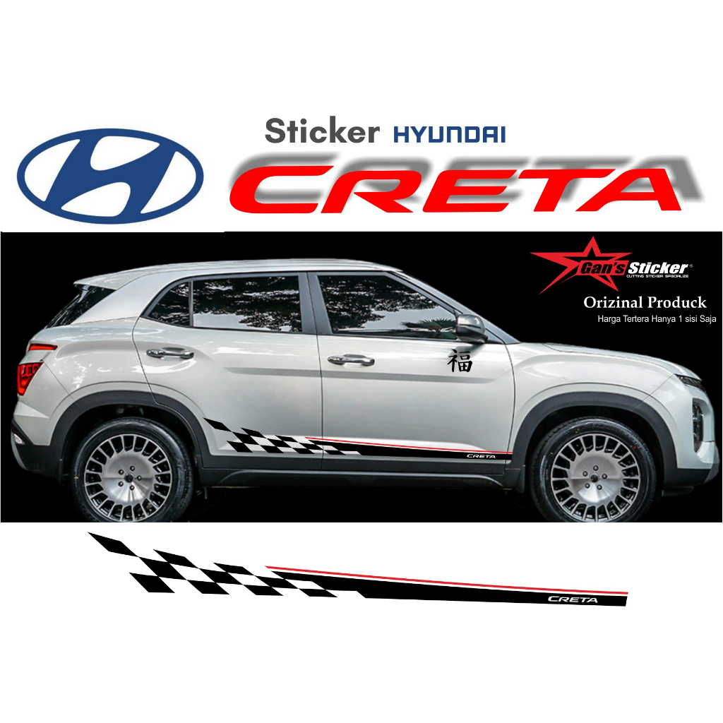 Sticker hyundai creta Accessories hyundai creta | Shopee Malaysia