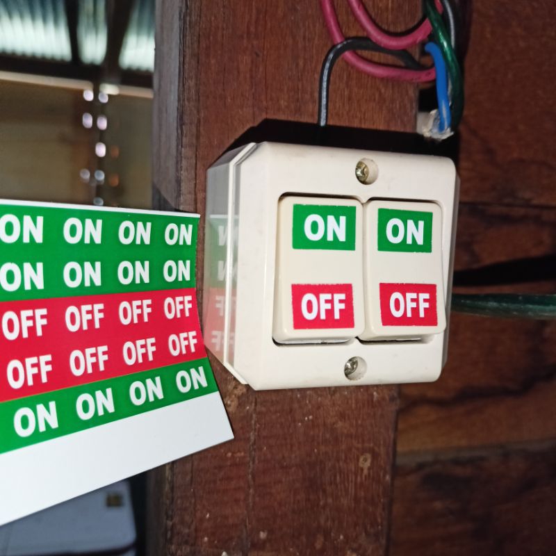 On off switch sticker | Shopee Malaysia