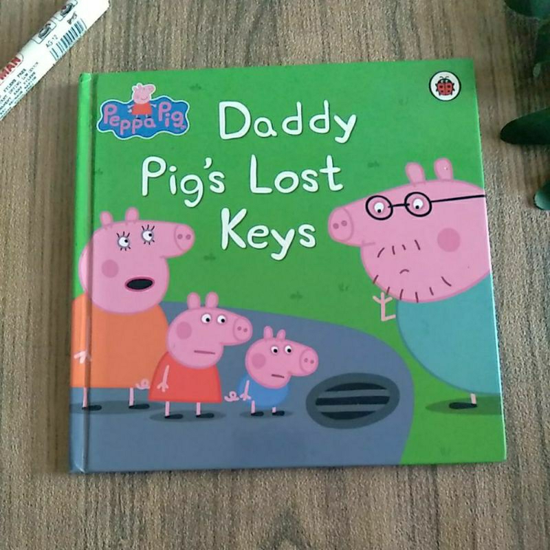 Children's book peppa pig prelove Daddy pigs lost keys | Shopee Malaysia