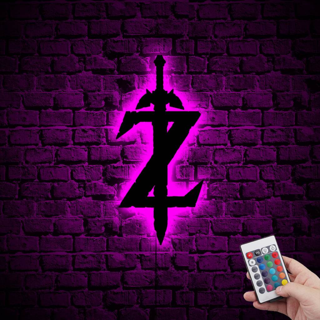 HIASAN DINDING CAHAYA !! Wall Decoration RGB Lights (Legend Of Zelda ...