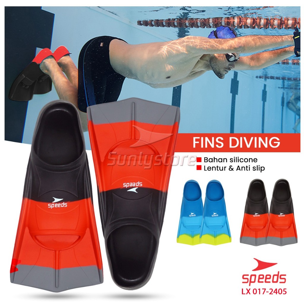 Speeds Frog Feet Swimming Snorkeling Fins Diving Flexible Diving Feet ...