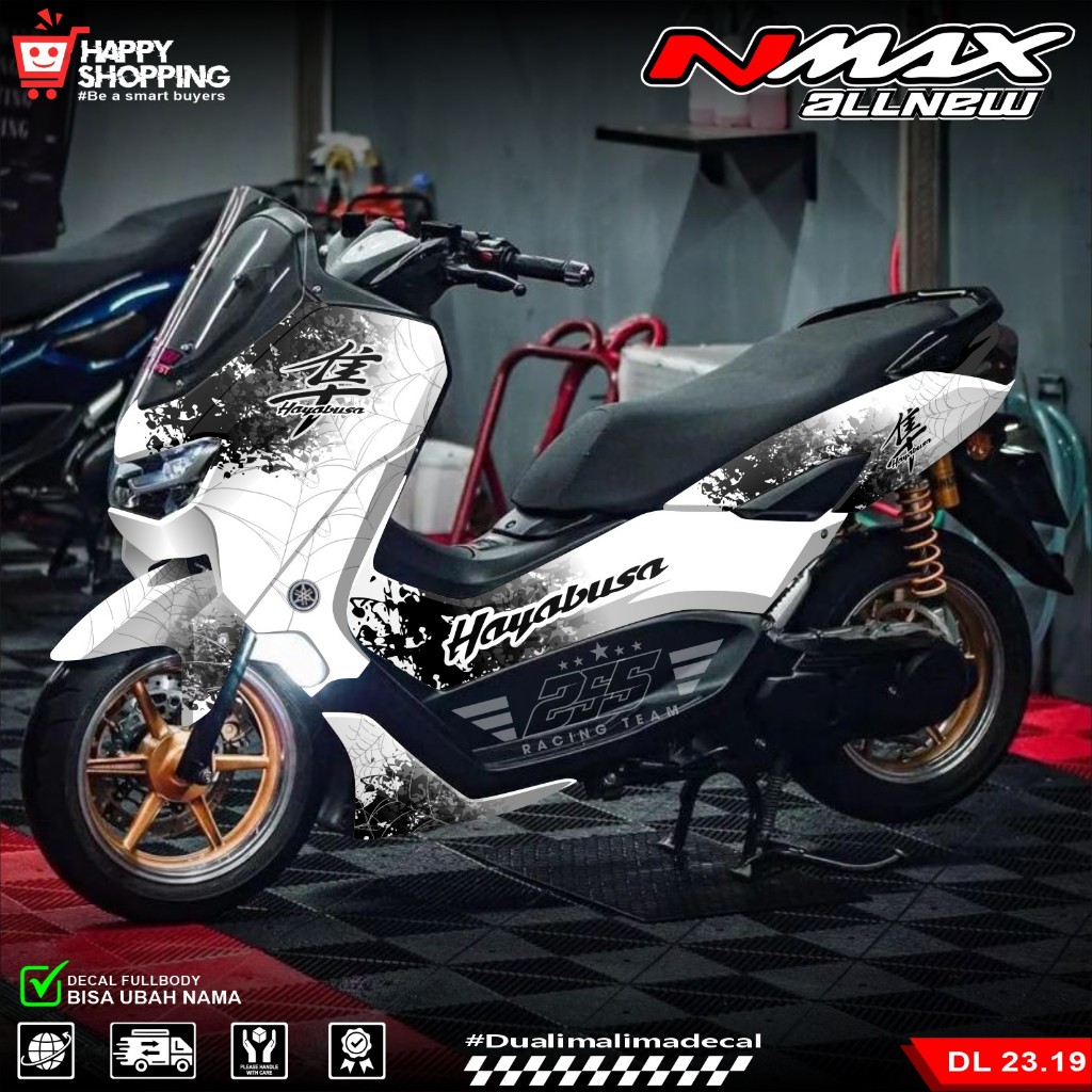 Decal Sticker Yamaha Nmax New 2020 2021 2022 2023 Full Body Full Block ...