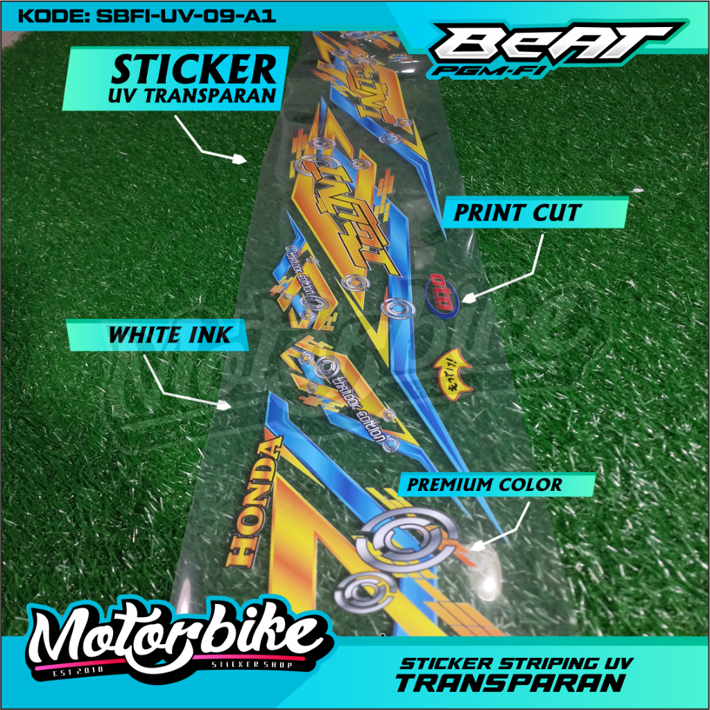 UV Striping BEAT FI Thailand Variation Transparent Striping Maxdecal ...