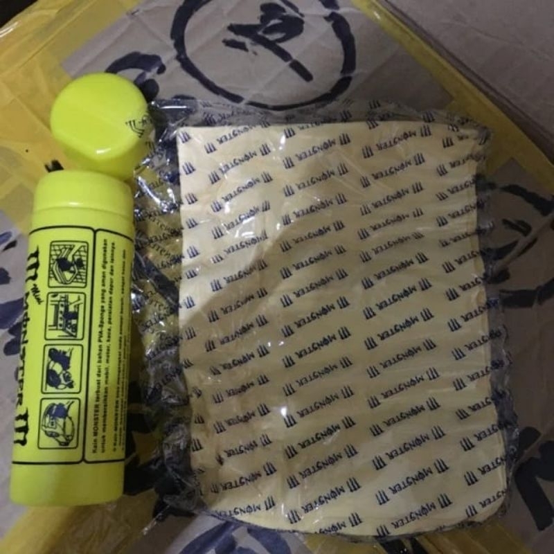 Kanebo YELLOW MONSTER THICK CAR MOTORCYCLE WIPE CLOTH HIGH ABSORPTION ...