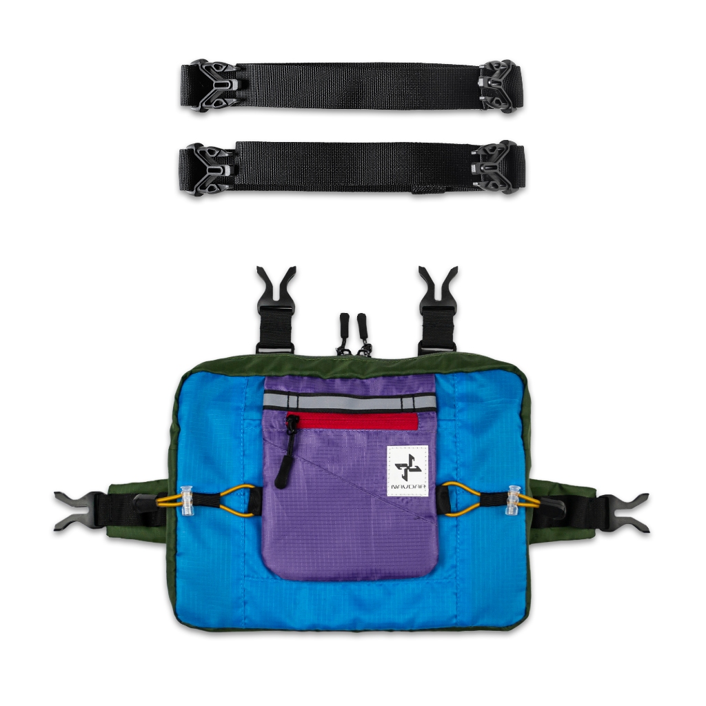 Chester URBAN-Blue Purple-chestbag wanadri navdar multifunctional ...