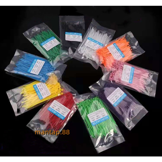Cable ties/ cable tis/cable tis 2.5*100MM (10cm) black white colorful ...