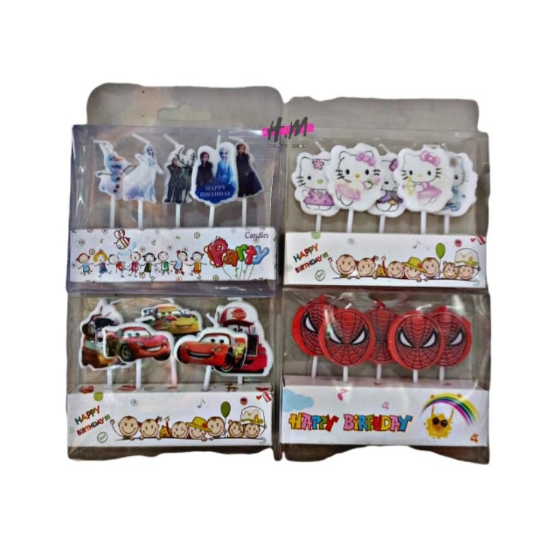 LILIN Children's Cartoon Character Birthday Candles | Character ...