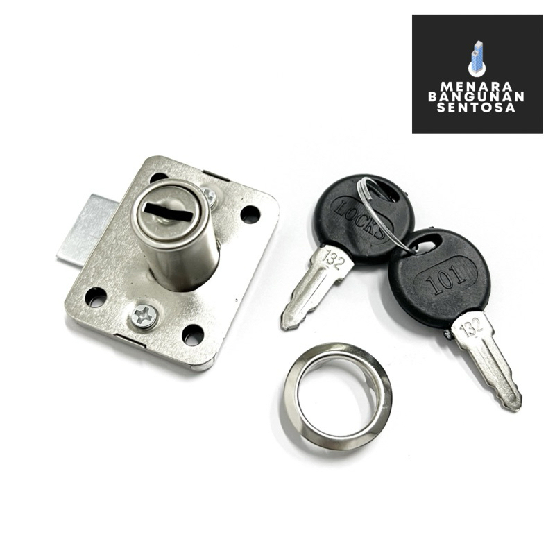 Cabinet Drawer Lock 101 - Cam Lock Cabinet Drawer | Shopee Malaysia