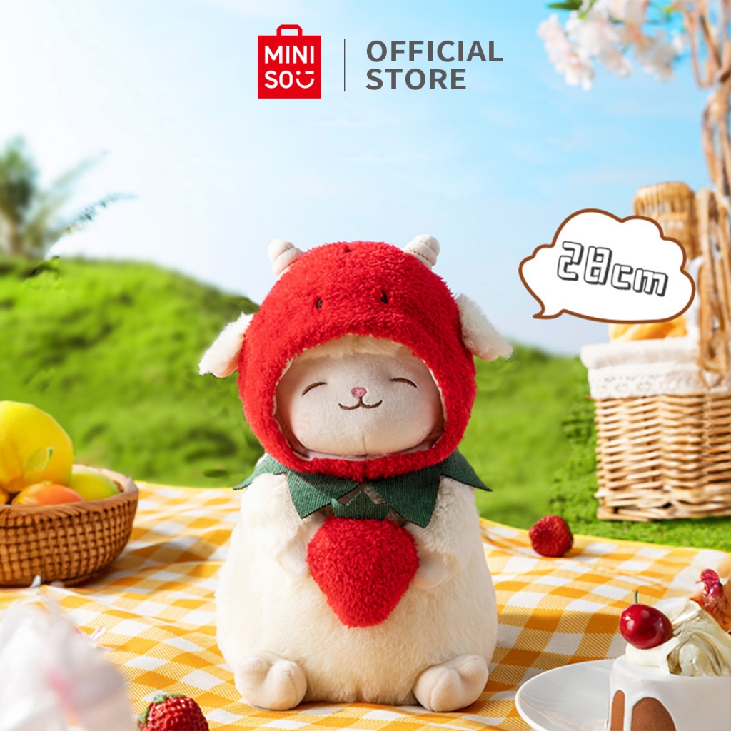 Miniso Soft Stuffed Animal Plush Doll Sheep Toy for Children Cute Plush Toy 28cm | Shopee Malaysia