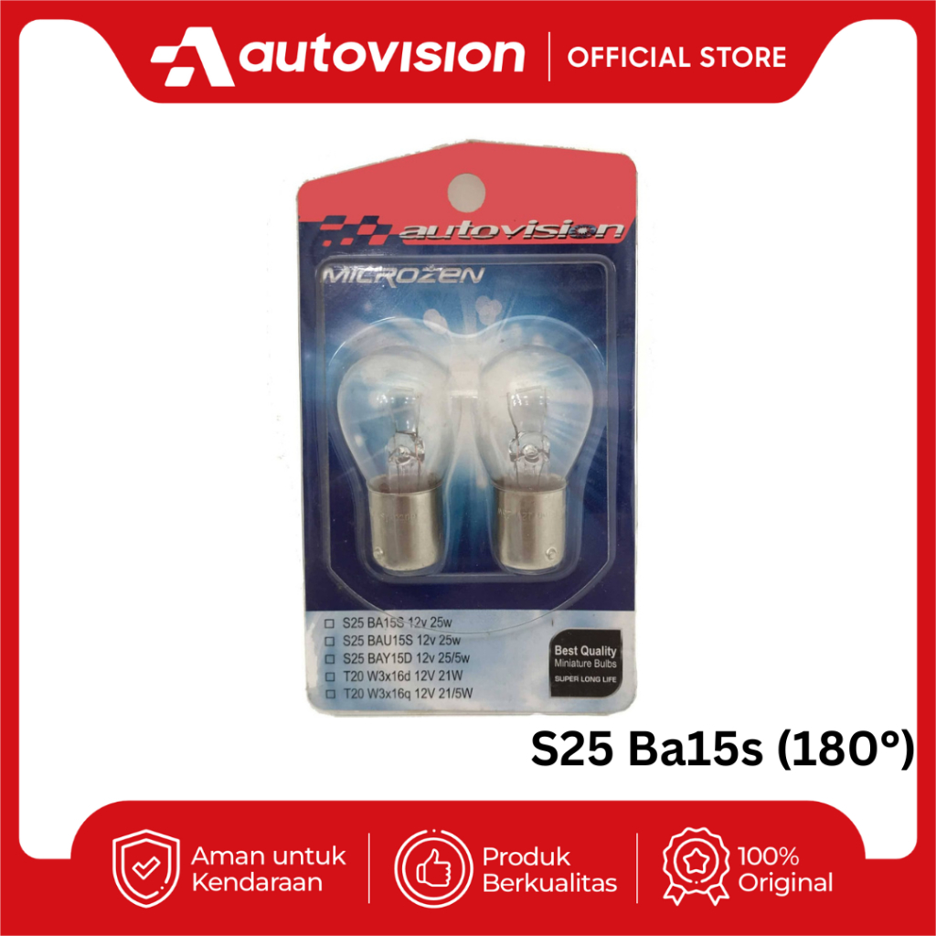 Turn Signal /REM/Reverse Light Microzen Bulb 12V 16-25W | Shopee Malaysia