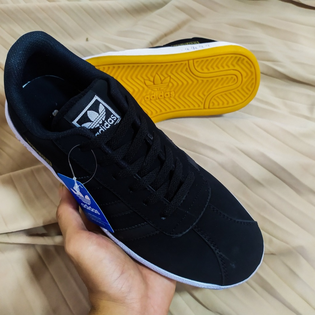 Adidas gazelle School Shoes Men Women Trend 3-line model/Sneakers Trendy kece Severe 2024 black ...